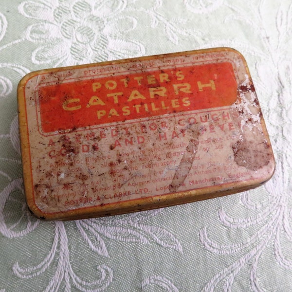 Catarrh Tin - Etsy UK