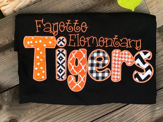 School Spirit Applique Letters School Spirit Shirt - Etsy