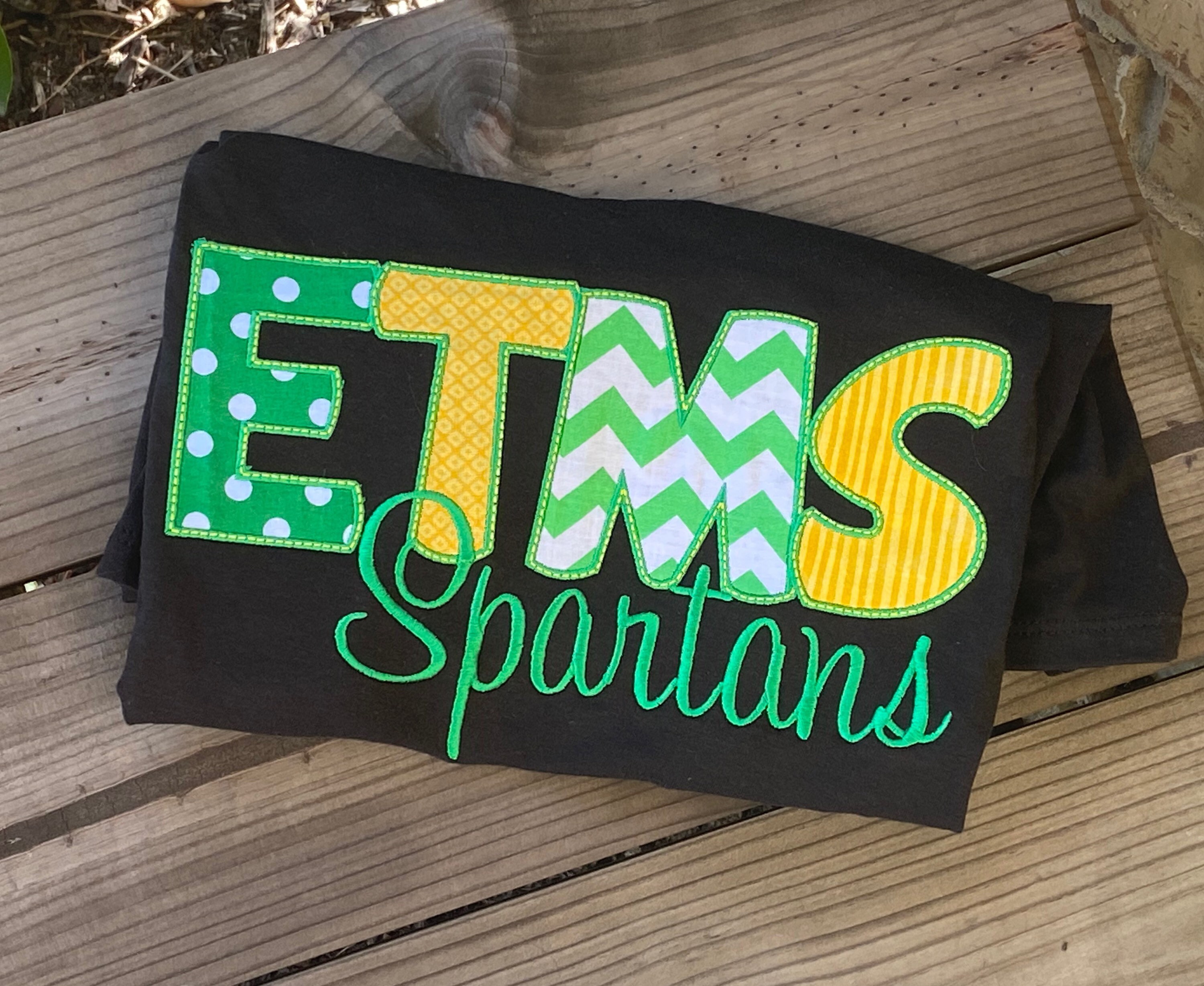 School Spirit Shirts, School Spirit, Applique Letters, Embroidered ...