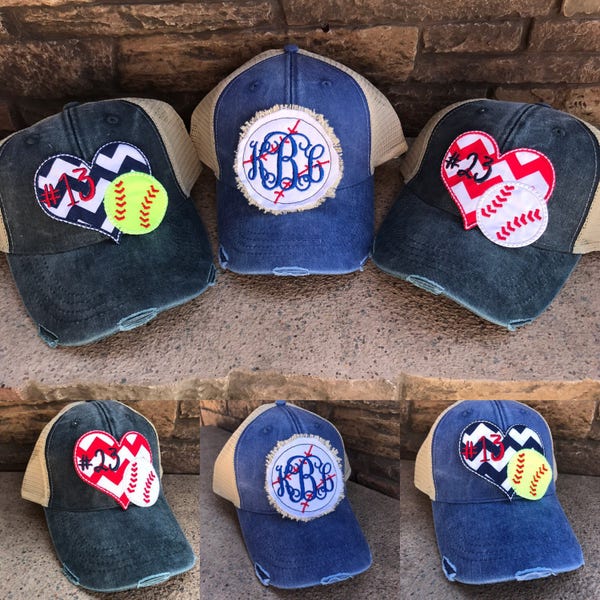 Softball Hat - Etsy
