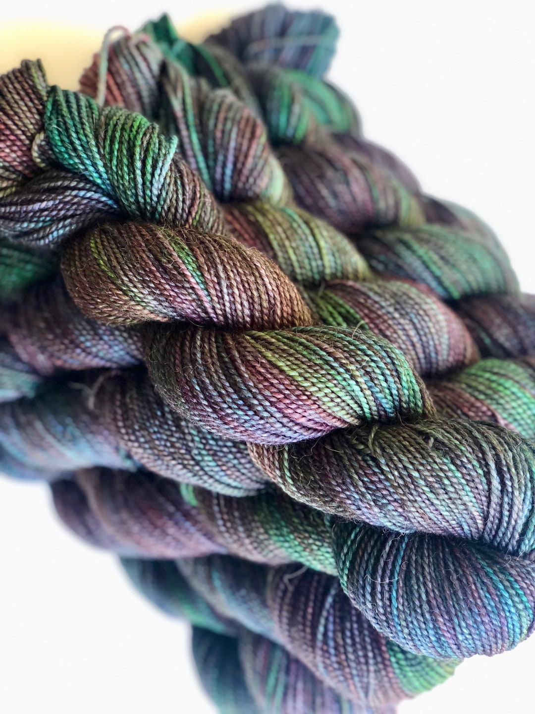 Oil Slick | Worsted | Variegated | Wool | Hand-dyed - Etsy