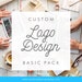 Custom Logo Design basic Pack 1 Concept Logo Design - Etsy