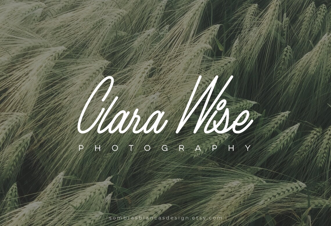 Premade Logo Design Vector Files Included Handwritten | Etsy