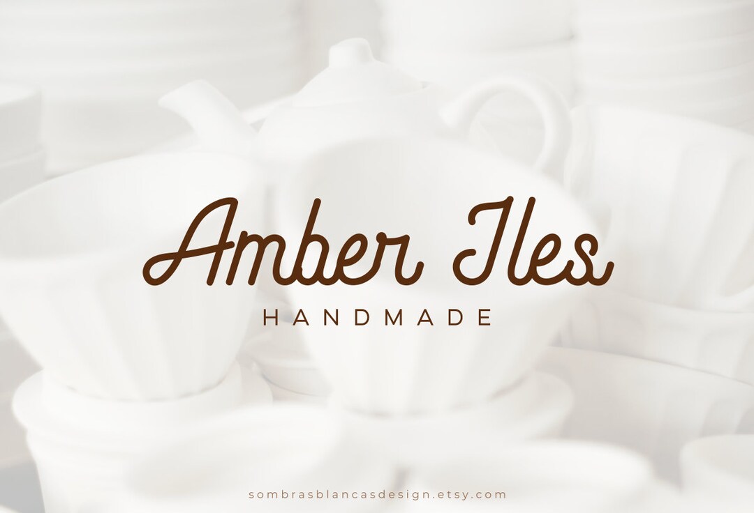 Premade Logo Design, Vector Files Included, Handwritten Signature Logo ...