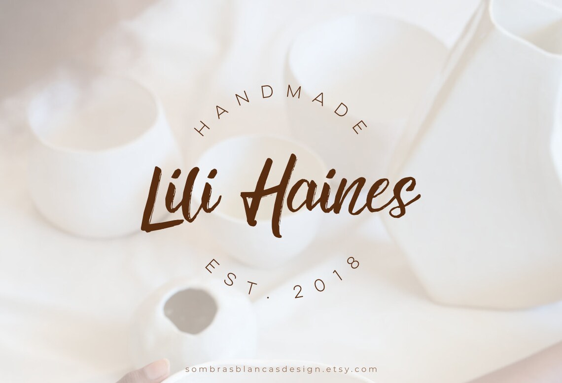 Premade Logo Design Vector Files Included Handwritten - Etsy