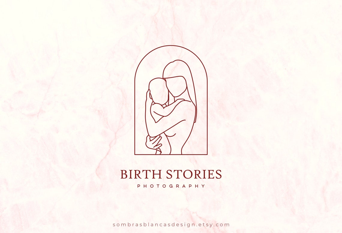 Premade Logo Design for Maternity Brands, Mom and Baby Premade Logo ...