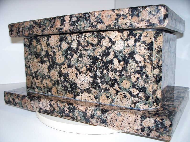 Stone Cremation Urn Handmade Wedding Box or Keepsake Box Natural ...