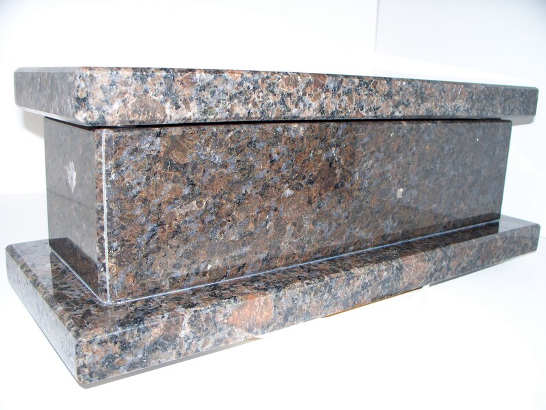 Stone Handmade Keepsake Box Wedding Box Cremation Urn Natural Granite ...