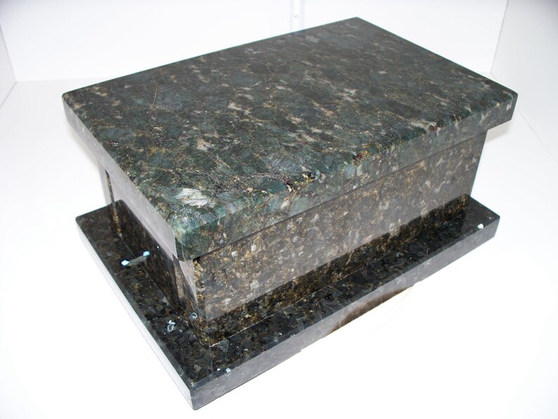 Stone Cremation Urn Handmade Wedding Box or Keepsake Box - Etsy