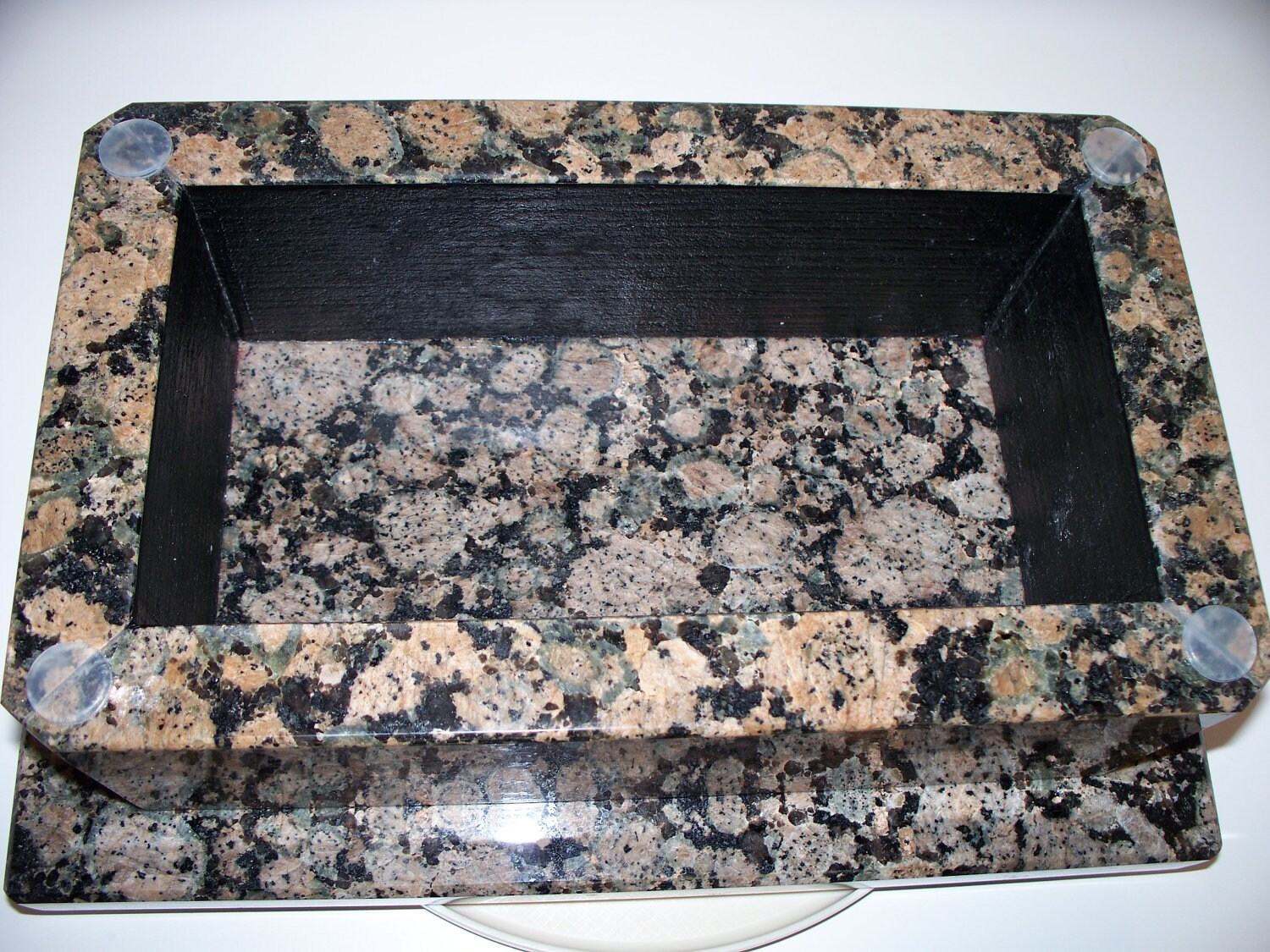 Stone Handmade Keepsake Box Wedding Box Cremation Vault Baltic Brown ...
