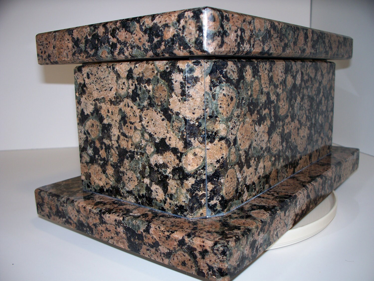 Stone Cremation Urn Handmade Wedding Box or Keepsake Box Natural ...