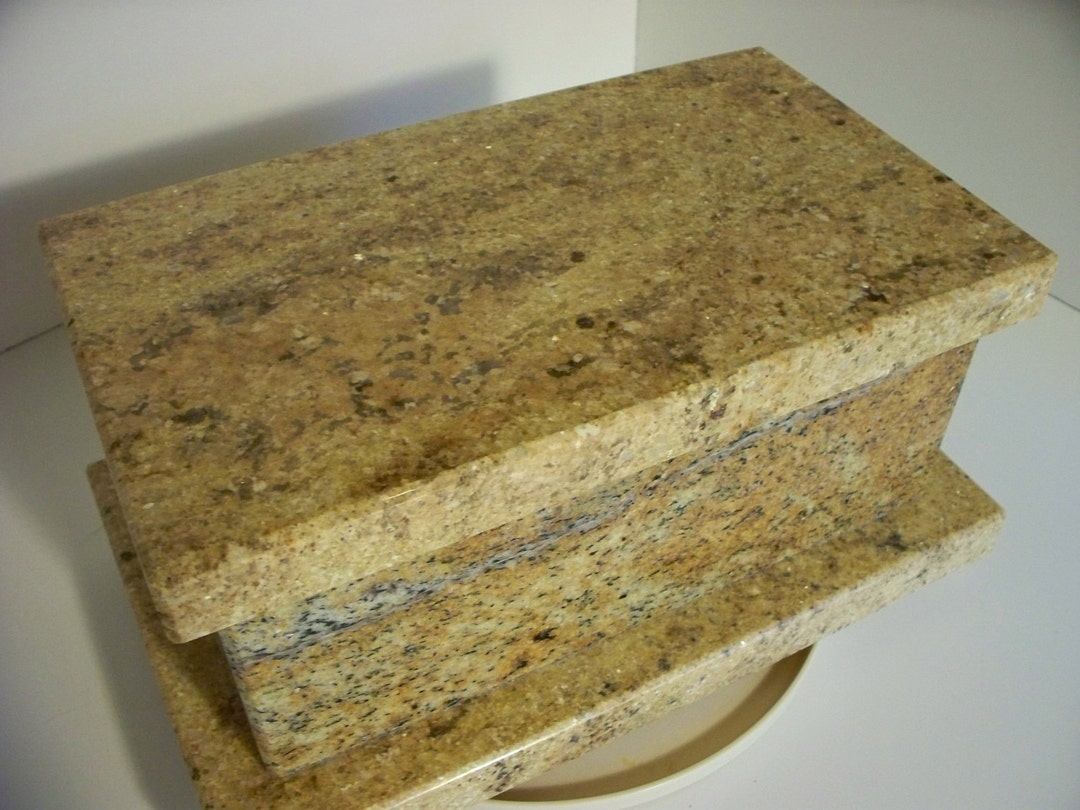 Wedding Box or Keepsake Box Handmade of Natural Granite Cremation Box ...