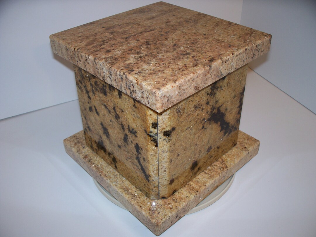 Stone Wedding Box Handmade of Natural Granite Baby Box Cremation Urn or ...