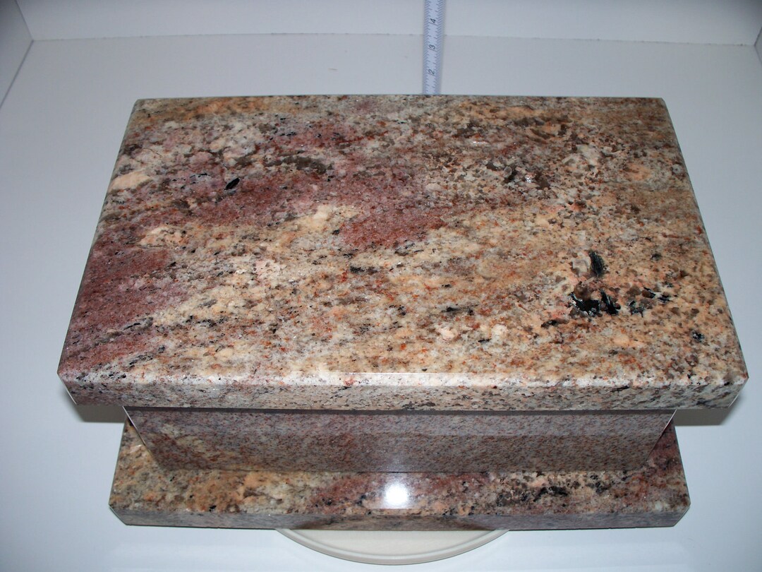 Wedding Box Handmade of Natural Amber Fantasy Granite Baby Treasure Box ...