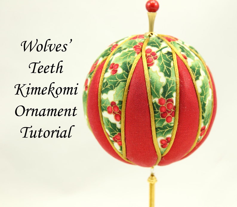 DIY Wolves' Teeth Kimekomi Ornament Tutorial Do It - Etsy Canada