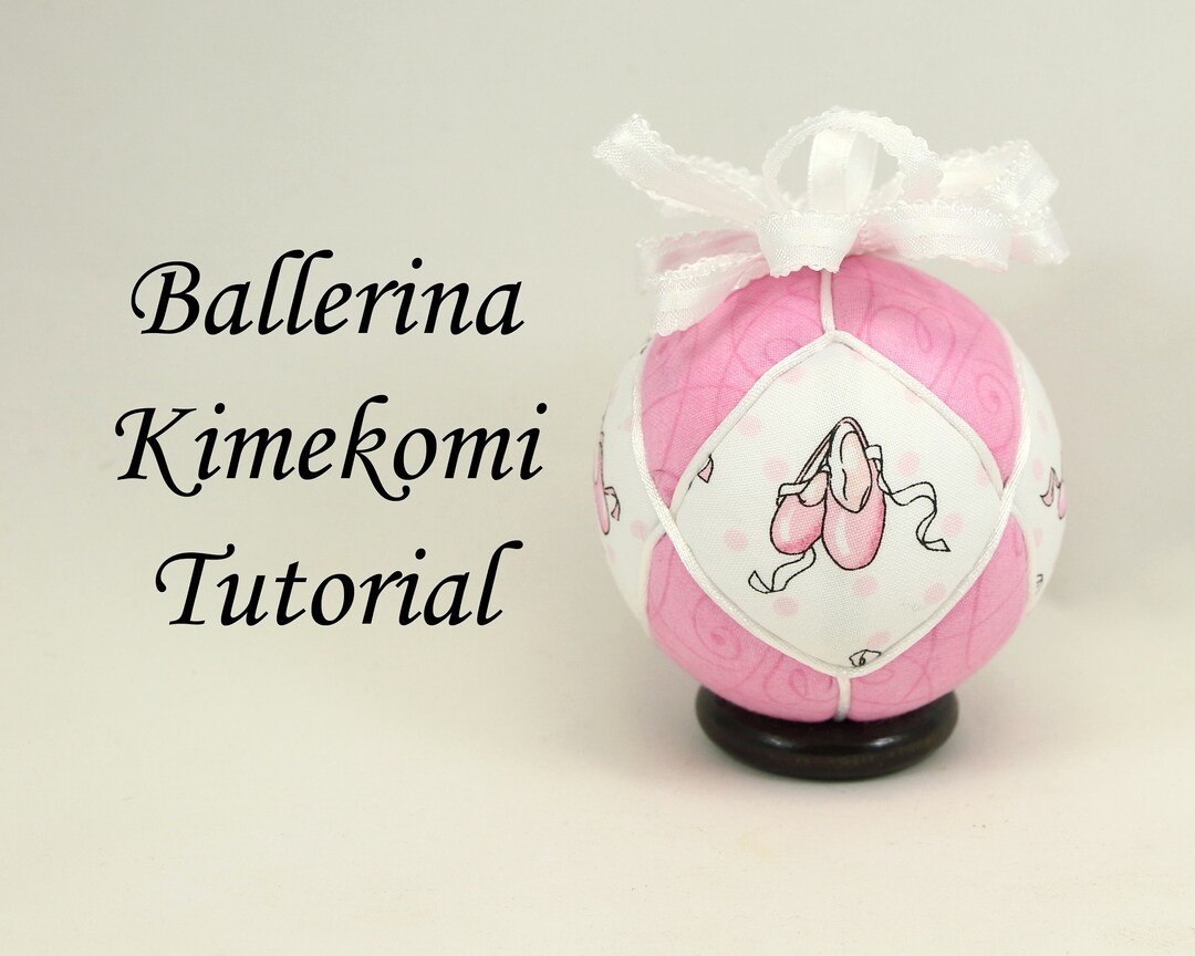DIY Ballerina Kimekomi Ornament Tutorial, Do It Yourself Kimekomi ...