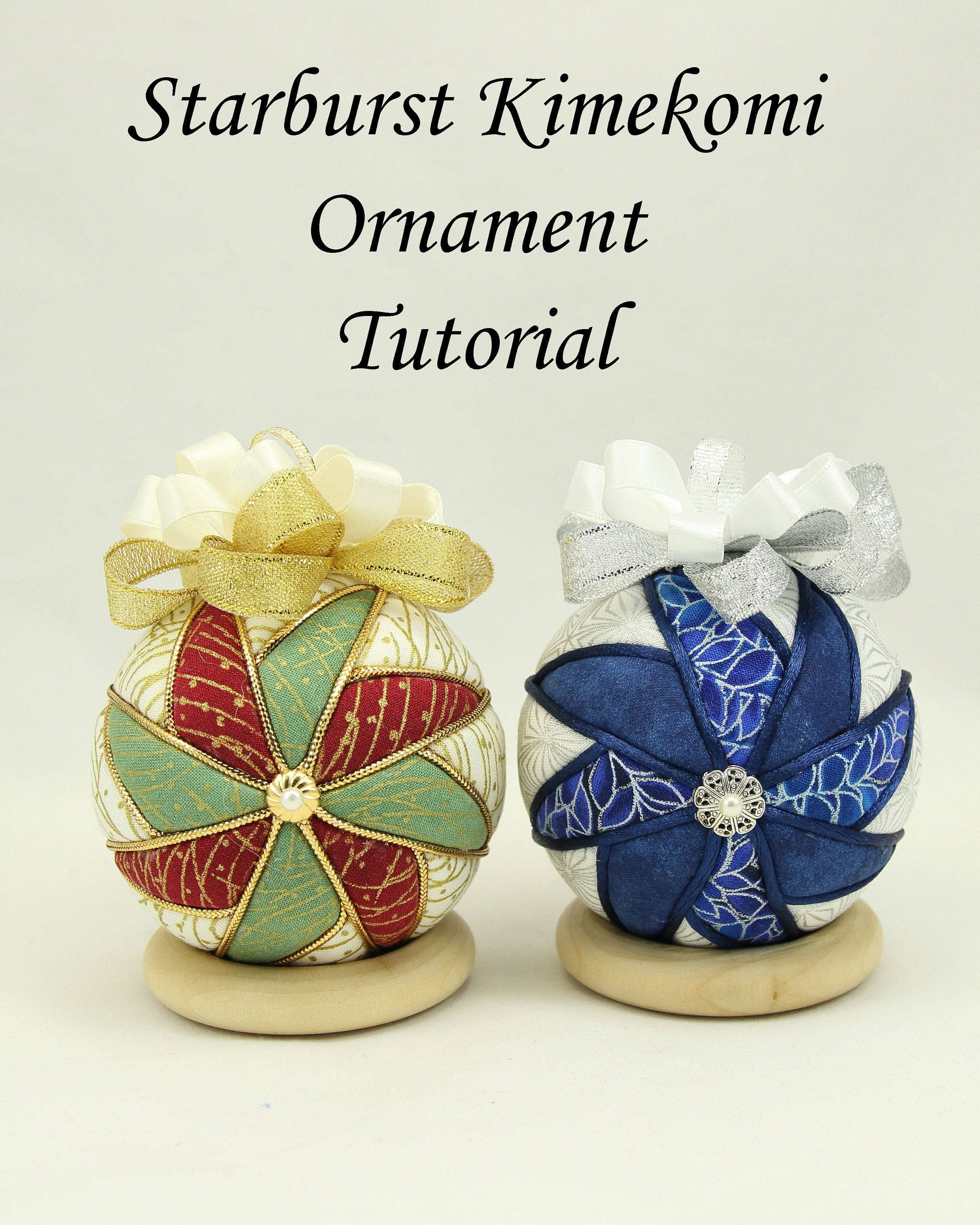 DIY Starburst Kimekomi Ornament Tutorial Do It Yourself - Etsy