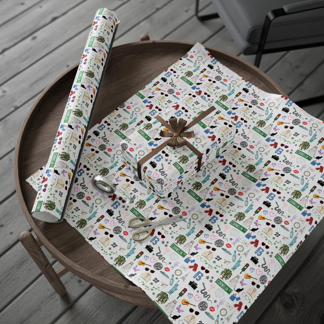 Taylor Swift Inspired Wrapping Paper, Gift Wrap, Cute and Stylish ...
