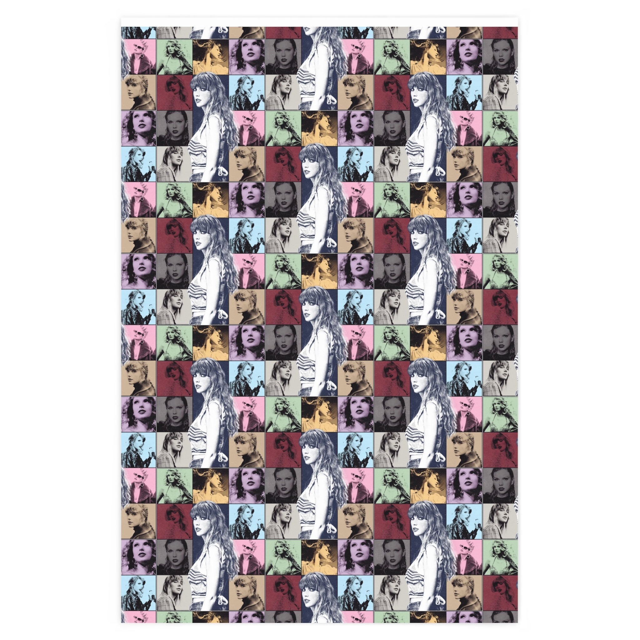 Taylor Inspired "The Eras Tour" Wrapping Paper Designed & Sold By Chucho