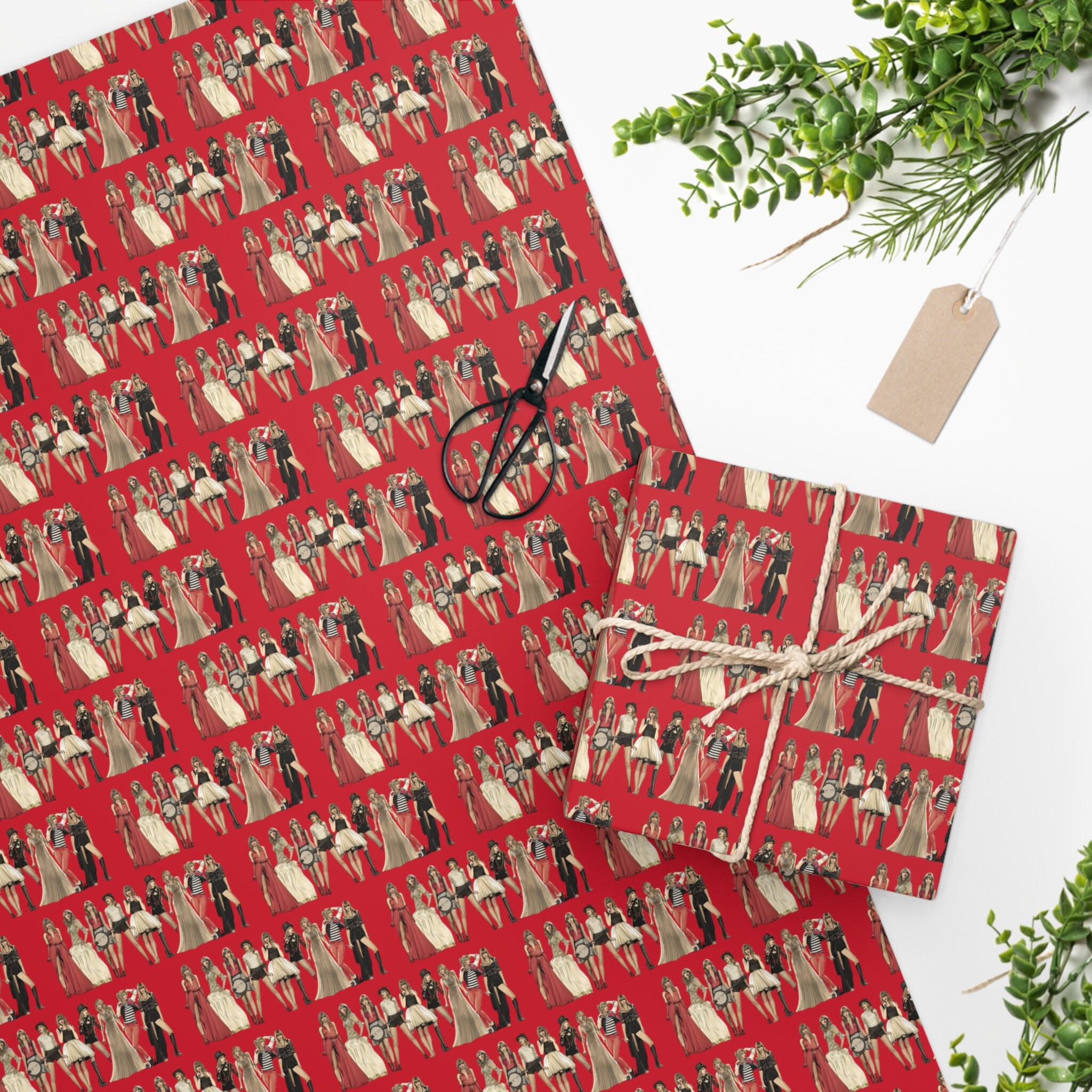 Taylor Inspired "The Red Era" Wrapping Paper sold by All-Night ...