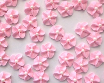 Pink Icing Flowers - Etsy
