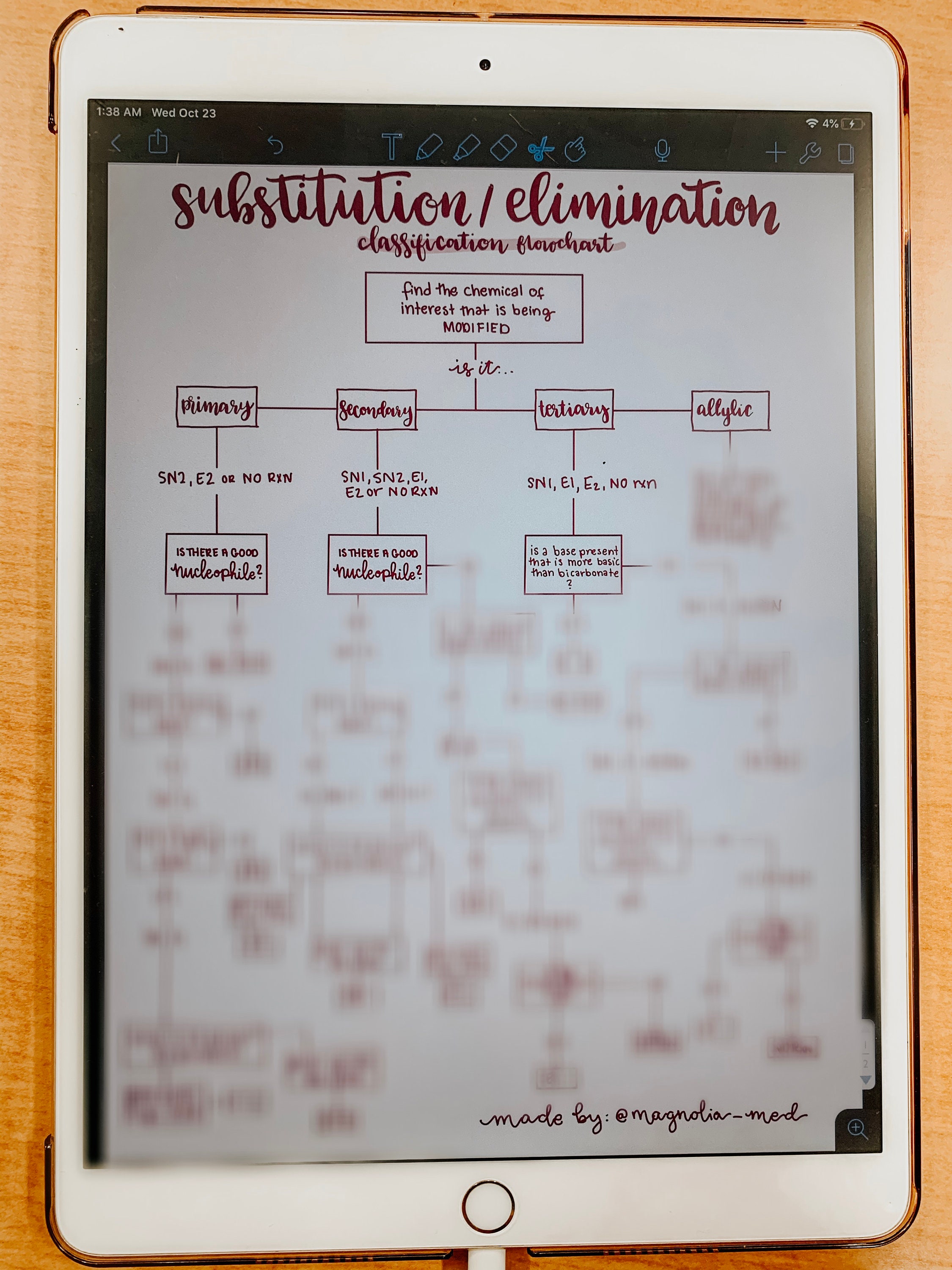 Organic Chemistry Substitution and Elimination Flowchart - Etsy