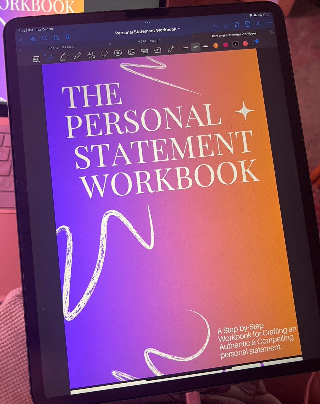 Pre-medical Student Personal Statement Workbook for the Medical School ...