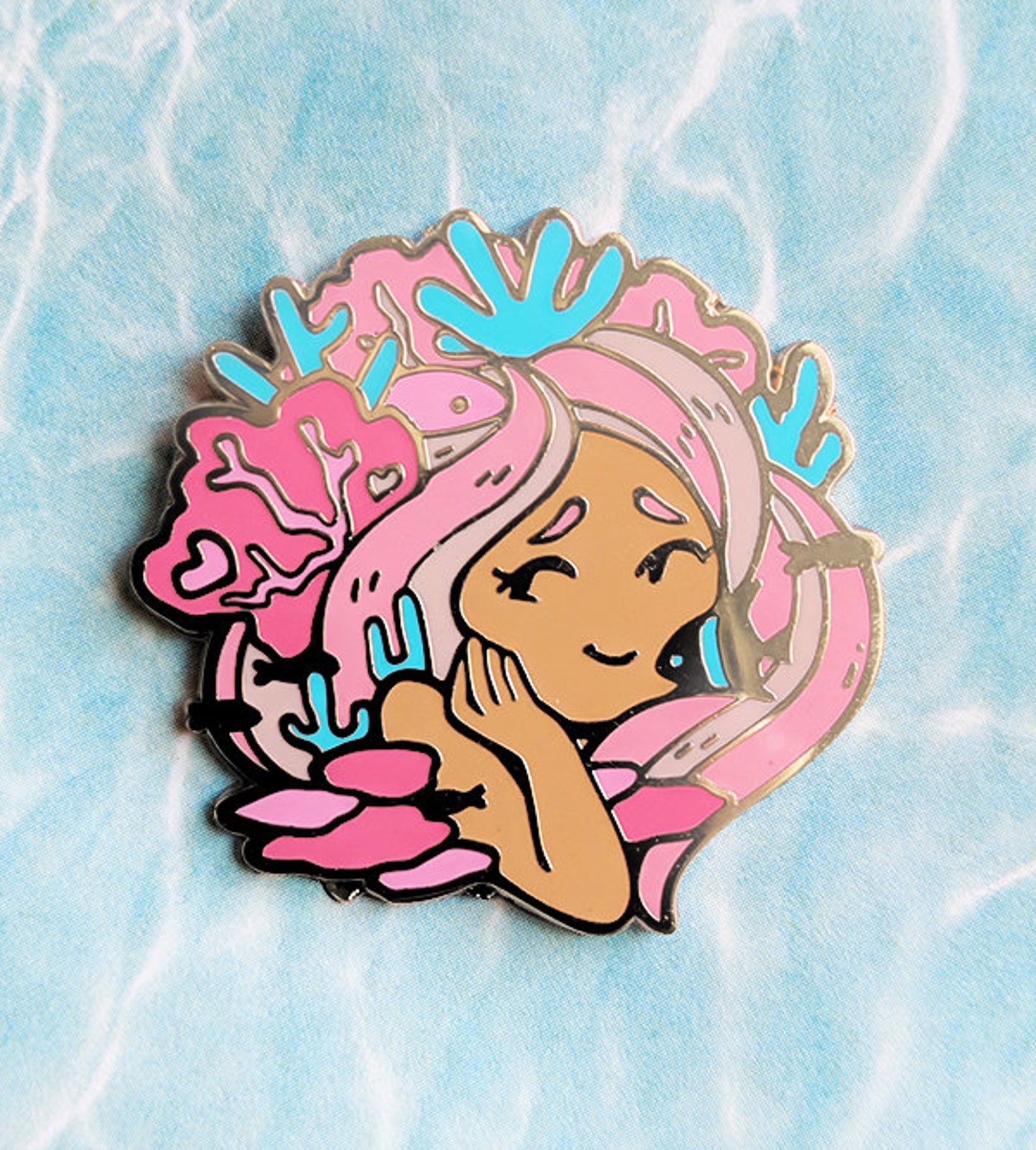 Coral Reef Hard Enamel Pin - Etsy