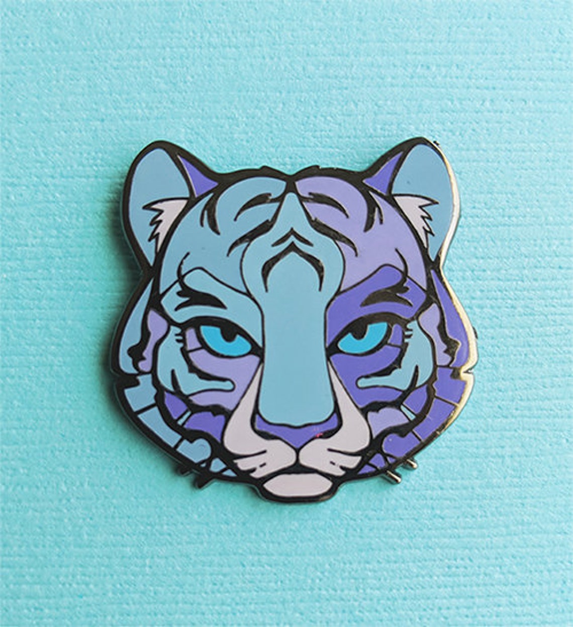 Tiger Night Hard Enamel Pin - Etsy