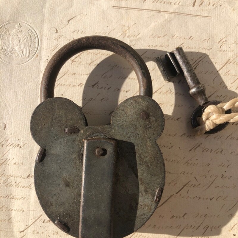 Antique Padlock - Etsy