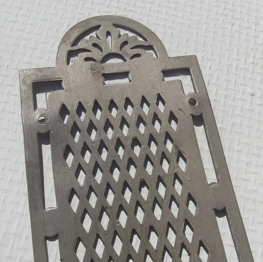 Antique French Finger Plate Door Push Chrome Plaque - Etsy