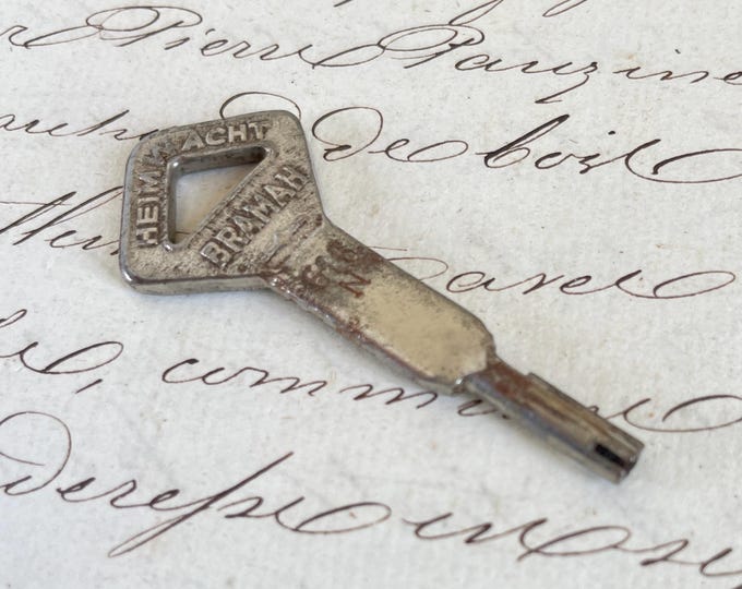 Vintage Bramah Key Heimwacht Lock German Keyhole - Etsy