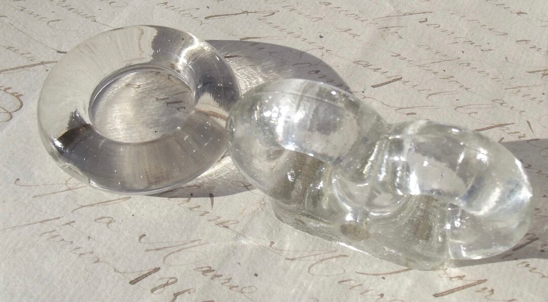 Lot of Antique French Glass Cable Runners Electrical Insulators - Etsy