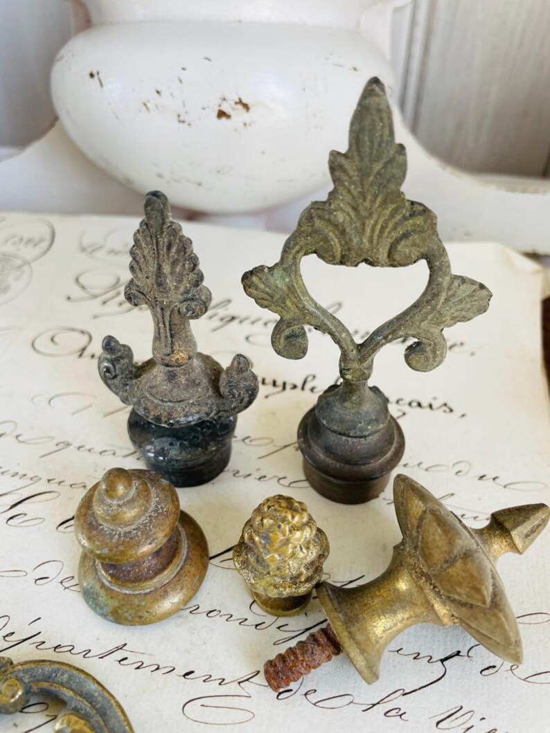 Lot of Small Antique French Brass and Bronze Embellishments - Etsy