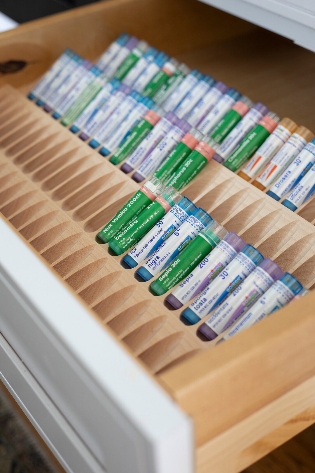 HOMEOPATHY STORAGE Solid Birch Wood Drawer Installation - Etsy