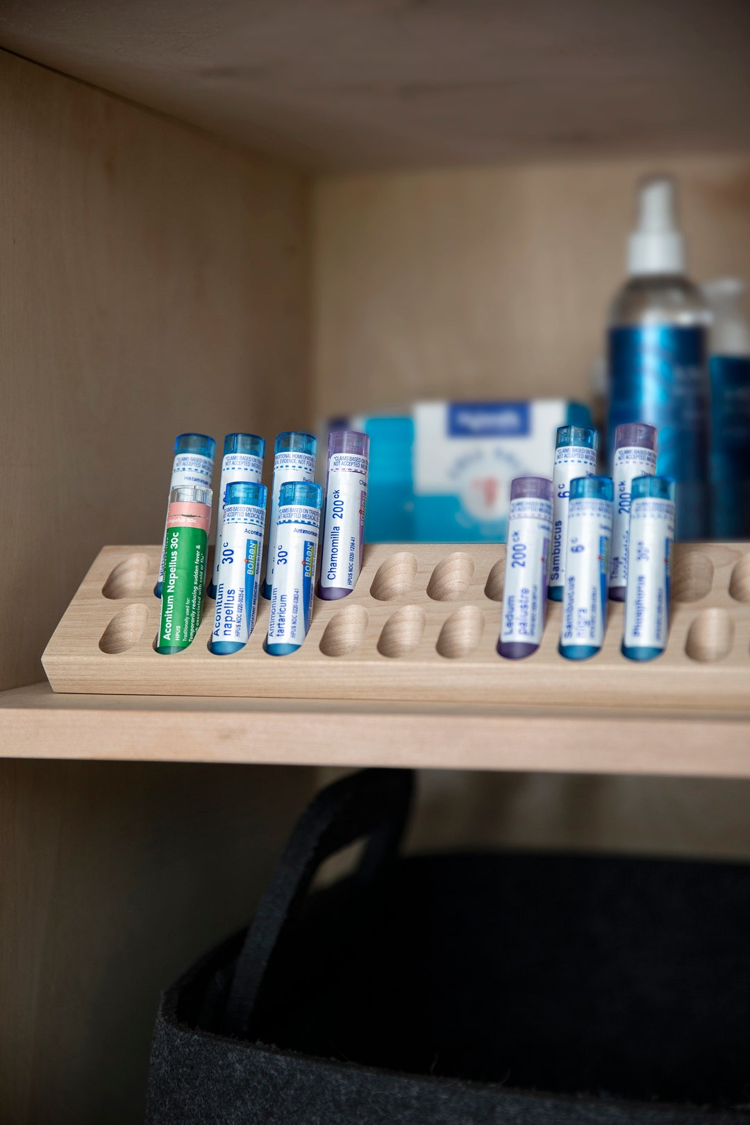 HOMEOPATHY STORAGE Solid Birch Wood Countertop And/or Shelf ...
