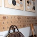 Modern Wall Rack Pegboard Solid Oak and Walnut Wood Coat Rack Wall ...