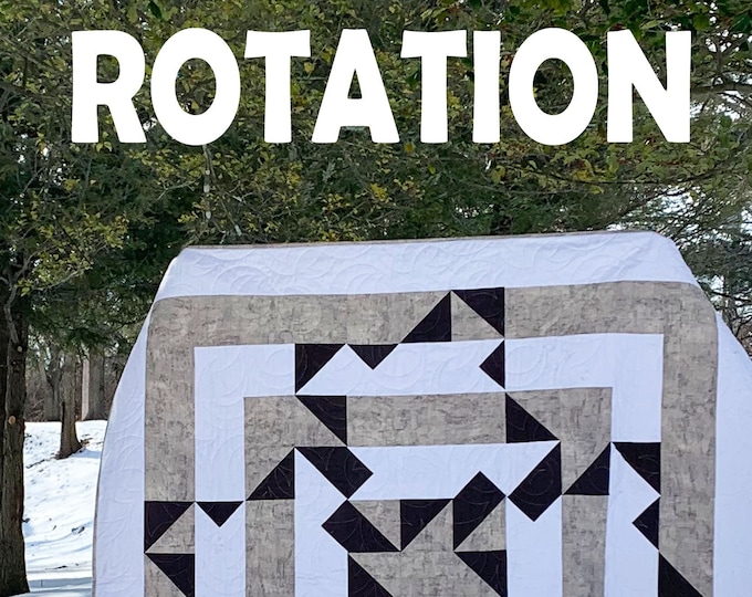 ROTATION Quilt Pattern - Pdf / Quilt Pattern / Modern Quilt Pattern ...