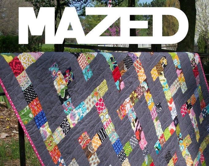 3D Maze Quilt Pattern. Detailed, Full Color, 27 Pages. - Etsy