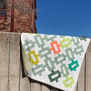 CHAIN LINK Quilt Pattern - Pdf / Modern Quilt Pattern / Modern Quilting ...