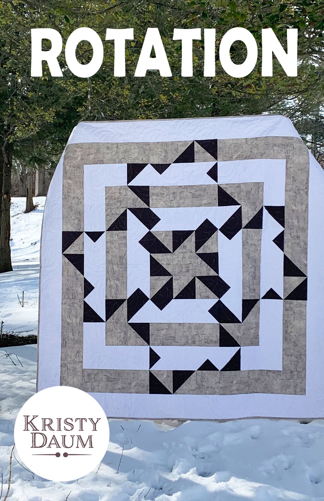 ROTATION Quilt Pattern - Pdf / Quilt Pattern / Modern Quilt Pattern / Modern Quilting - Etsy