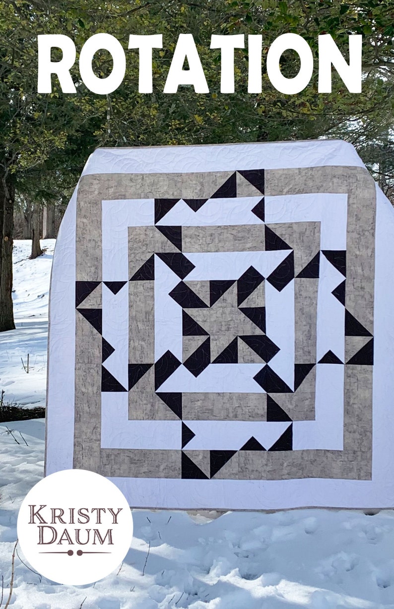 ROTATION Quilt Pattern - Pdf / Quilt Pattern / Modern Quilt Pattern ...