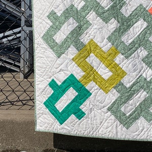 CHAIN LINK Quilt Pattern - Pdf / Modern Quilt Pattern / Modern Quilting ...