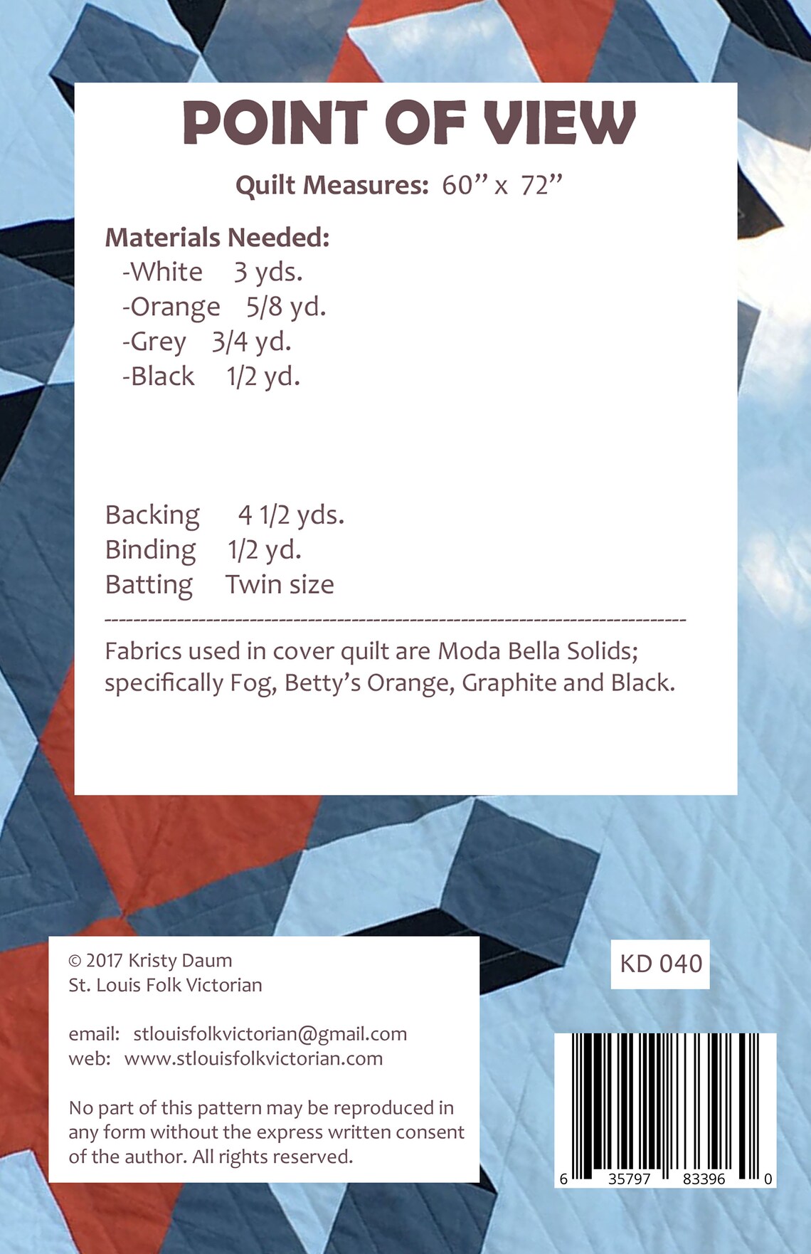 POINT of VIEW Quilt Pattern - Pdf / Quilt Pattern / Modern Quilt ...