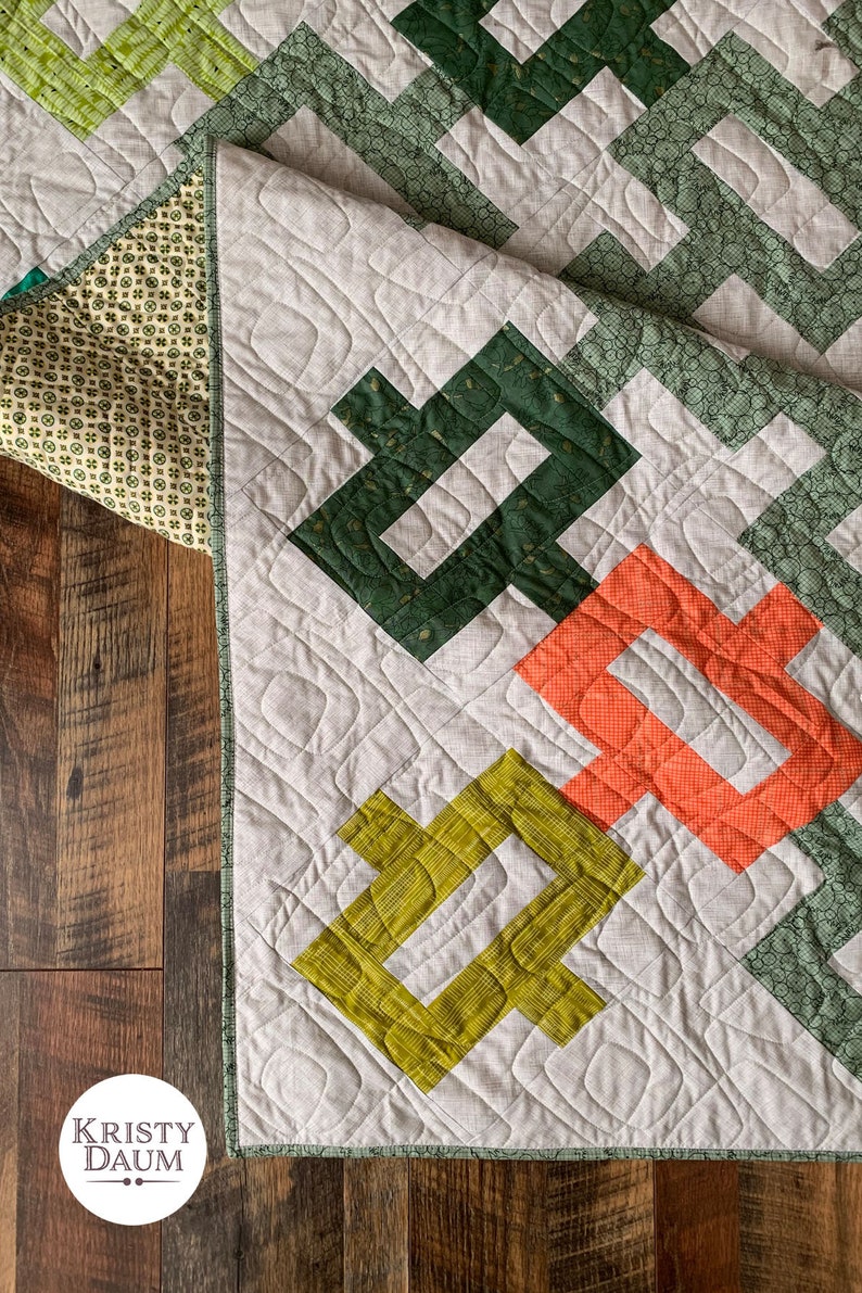 CHAIN LINK Quilt Pattern Pdf / Modern Quilt Pattern / Modern Quilting ...