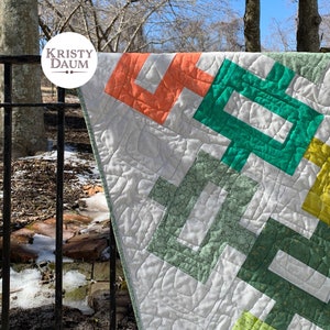 CHAIN LINK Quilt Pattern - Pdf / Modern Quilt Pattern / Modern Quilting ...