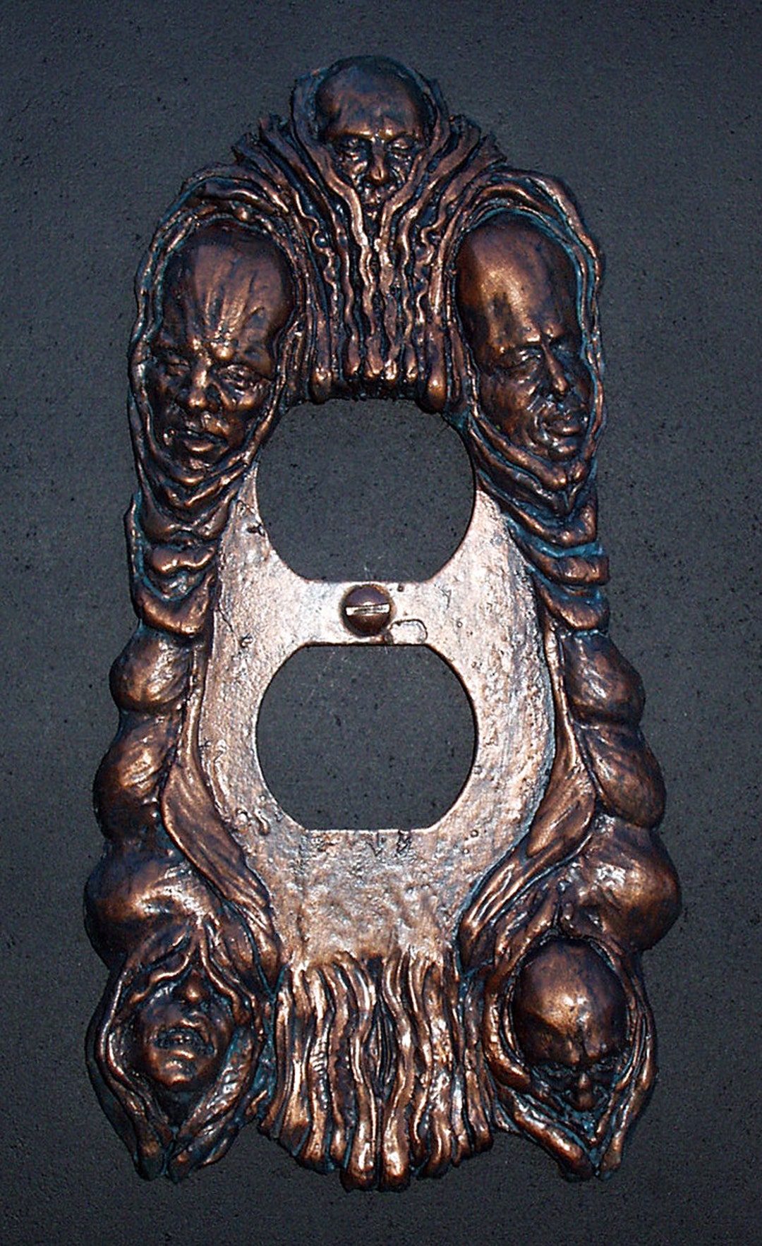 Sculptural Duplex Outlet Cover "or a Face" - Etsy