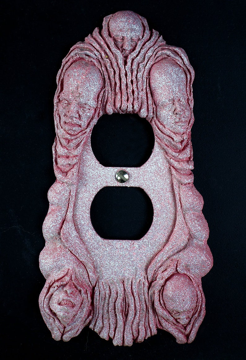 Sculptural Duplex Outlet Cover "or a Face" - Etsy