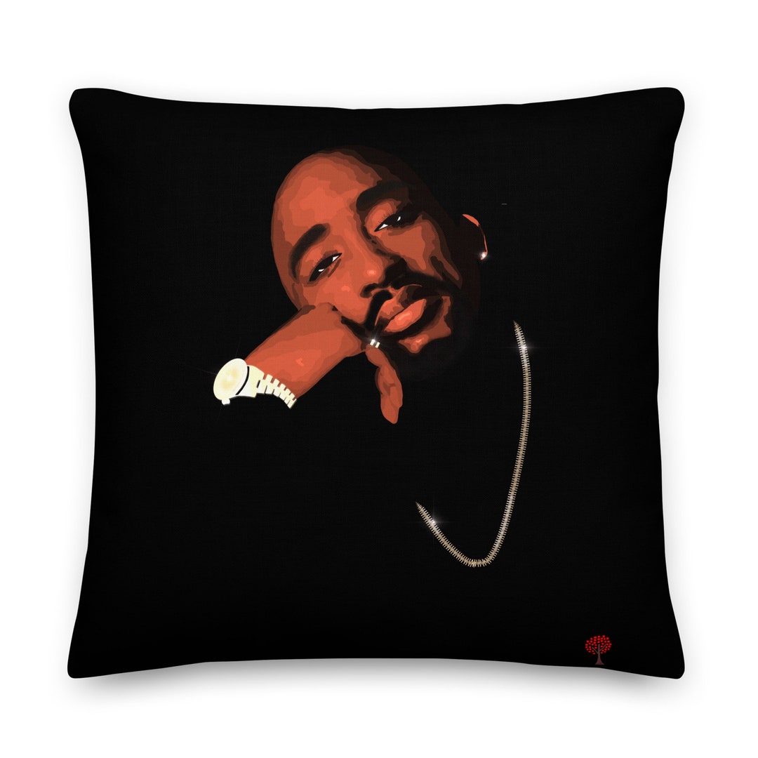 Tupac Concrete Rose Pillow - Etsy