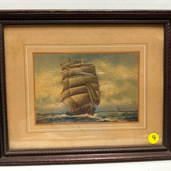 Antique Frame Ship - Etsy